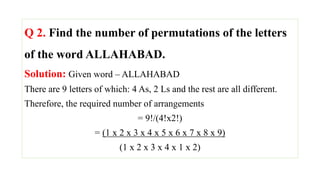 mathematics solved questions and answers.pptx | Free Download