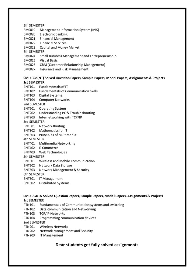 Solved assignments | PDF
