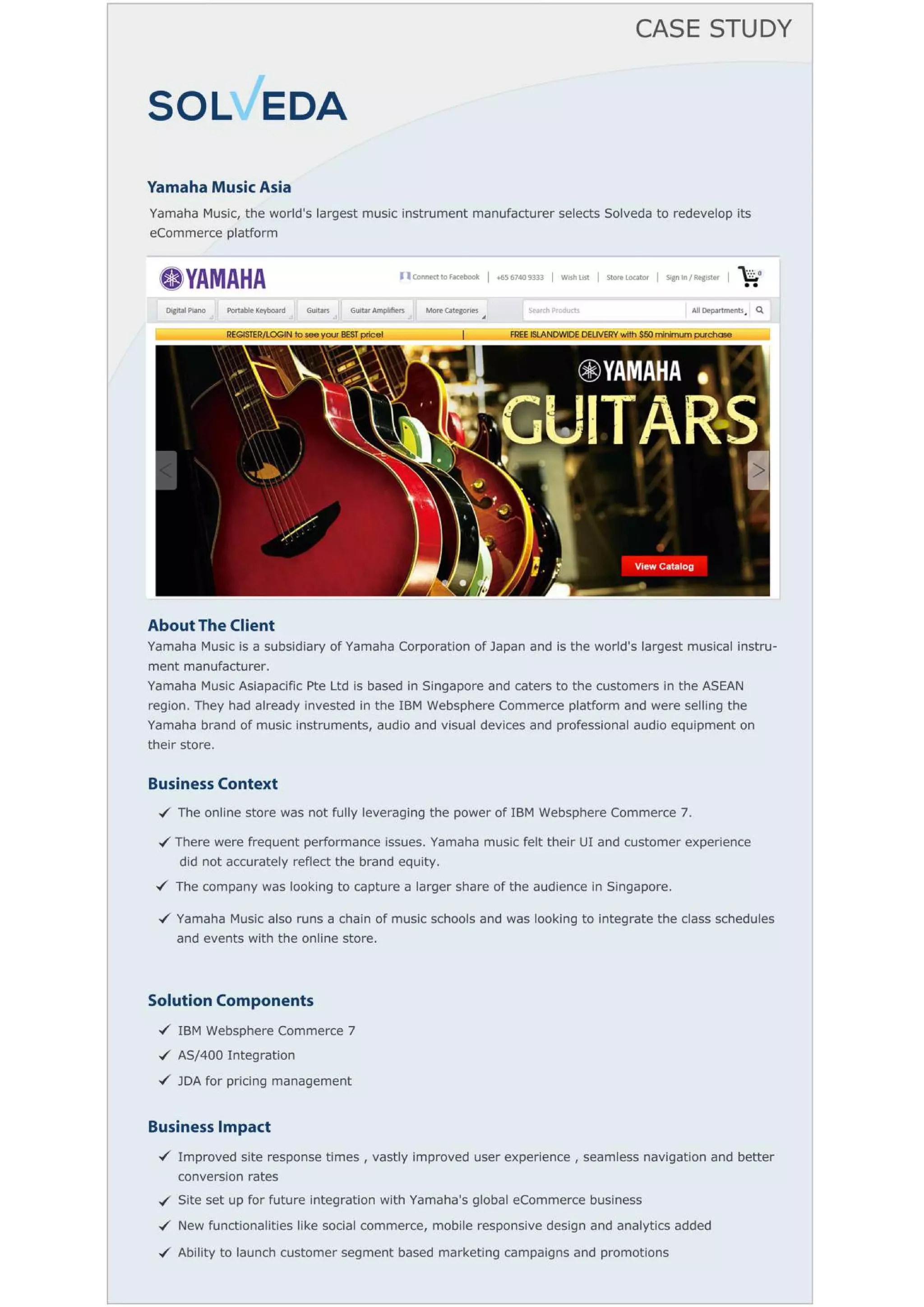 SOLVEDA TUNES YAMAHA SINGAPORE'S MUSIC’S E-COMMERCE STORE. NOW MUSIC ...