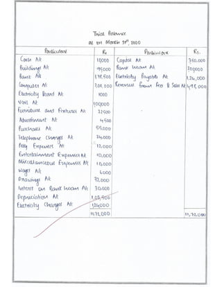 Solved Comprehensive Project Cbse Class 12 Accountancy Project | PDF