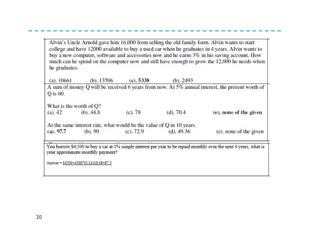 Engineering Economics: Solved exam problems [ch1-ch4] | PDF