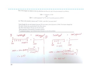 Engineering Economics: Solved exam problems [ch1-ch4] | PDF