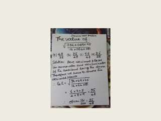 Solved mathematics problems for competitive exams | PPT