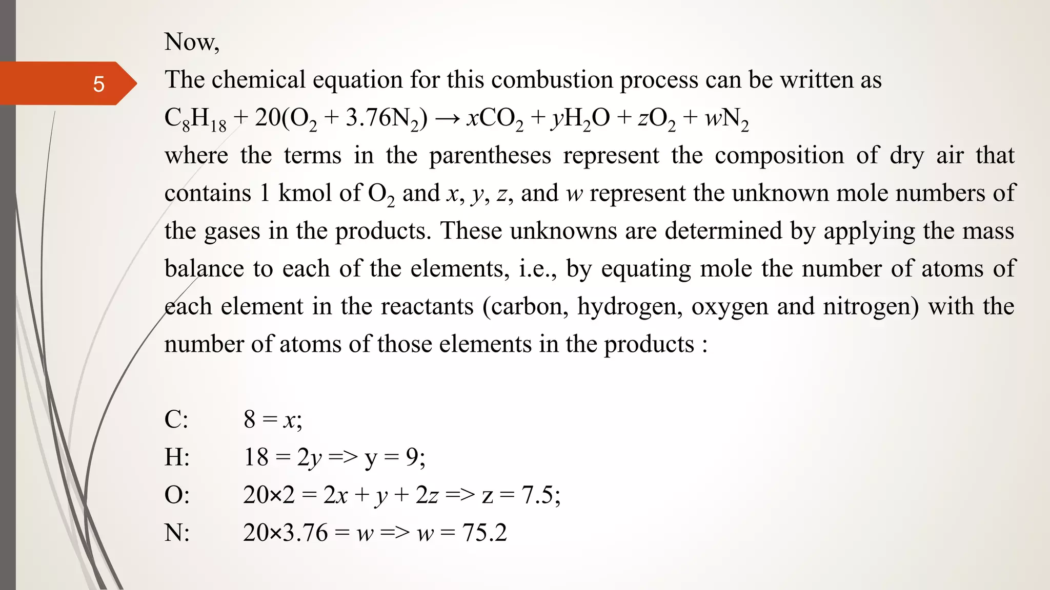 Solved numerical problem on Combustion thermodynamics.pptx Solved numerical problem on Combustion thermodynamics.pptx