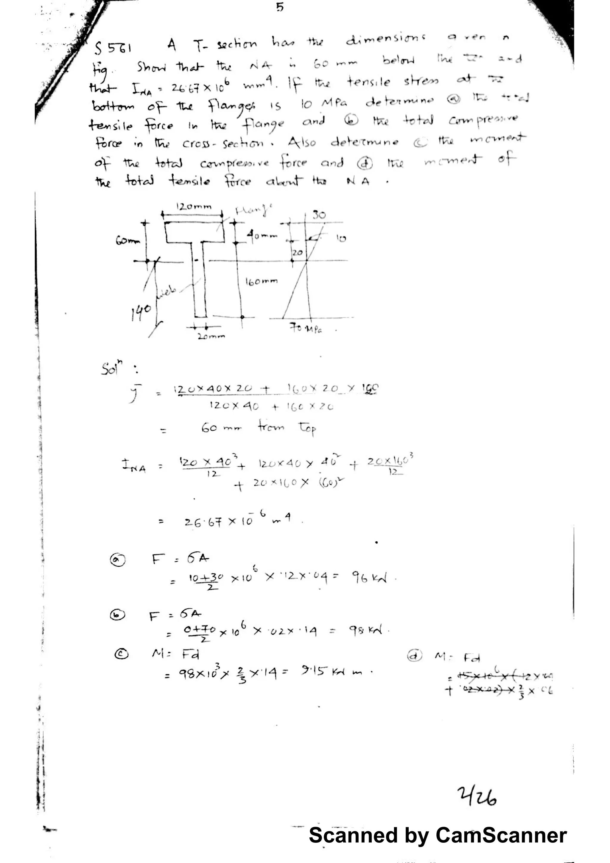 Solid Mechanics solved problem | PDF