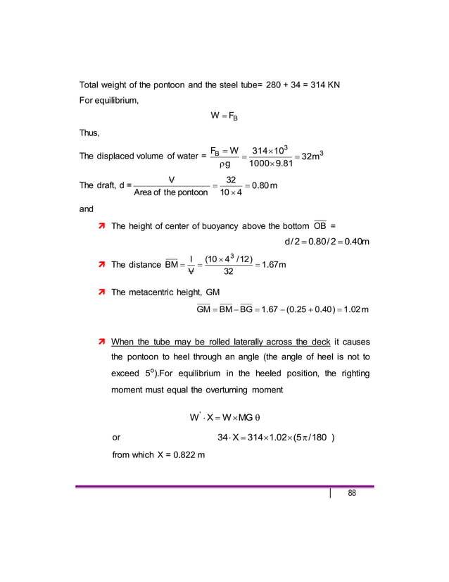 Solved problems in Floating and buyancy.doc | Physics | Science