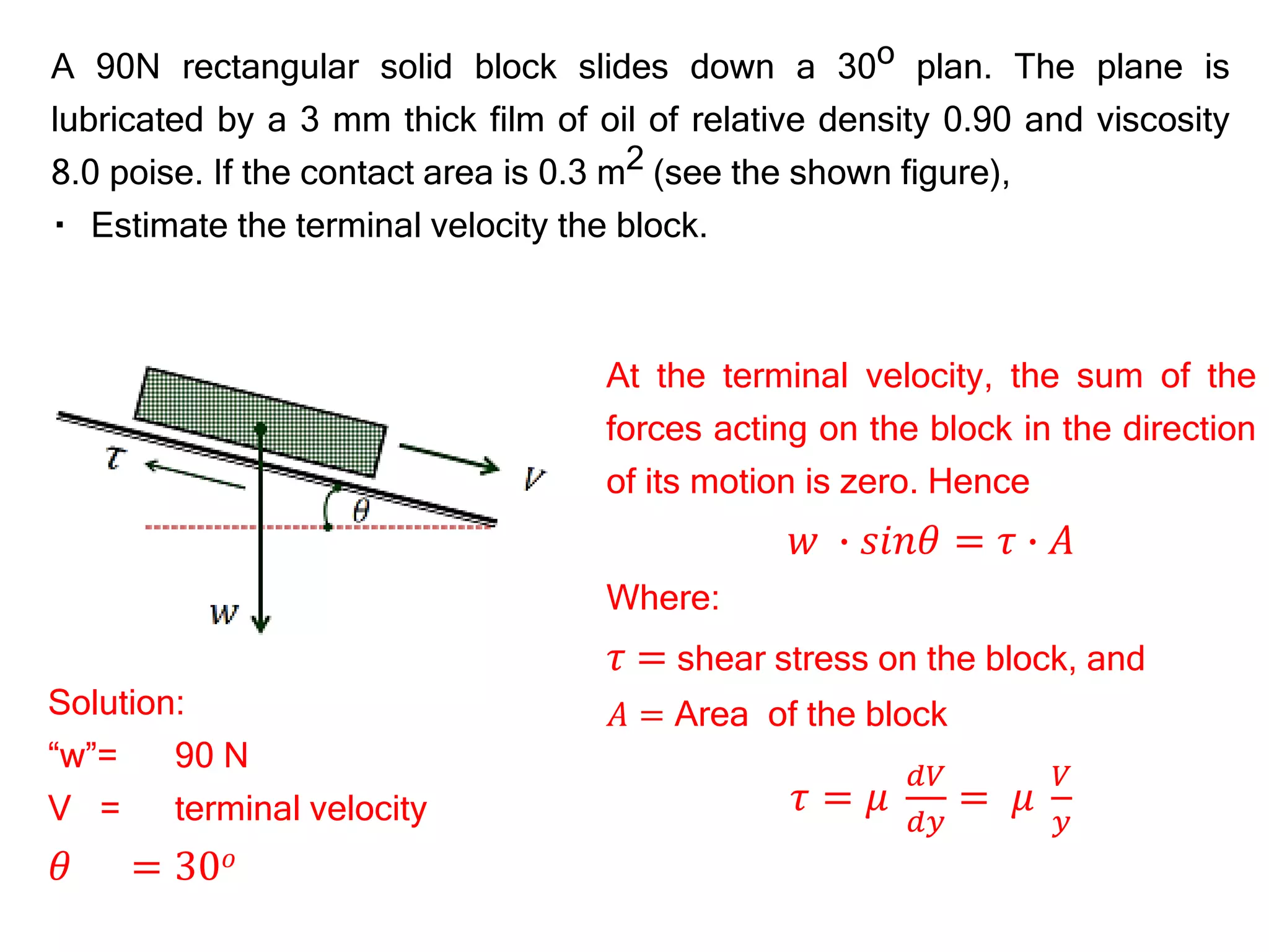 solved problems in hydrostatic | PPTX