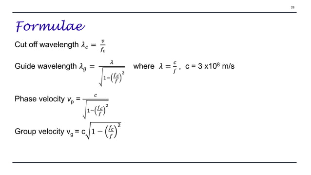 Solved problems in waveguides | PDF
