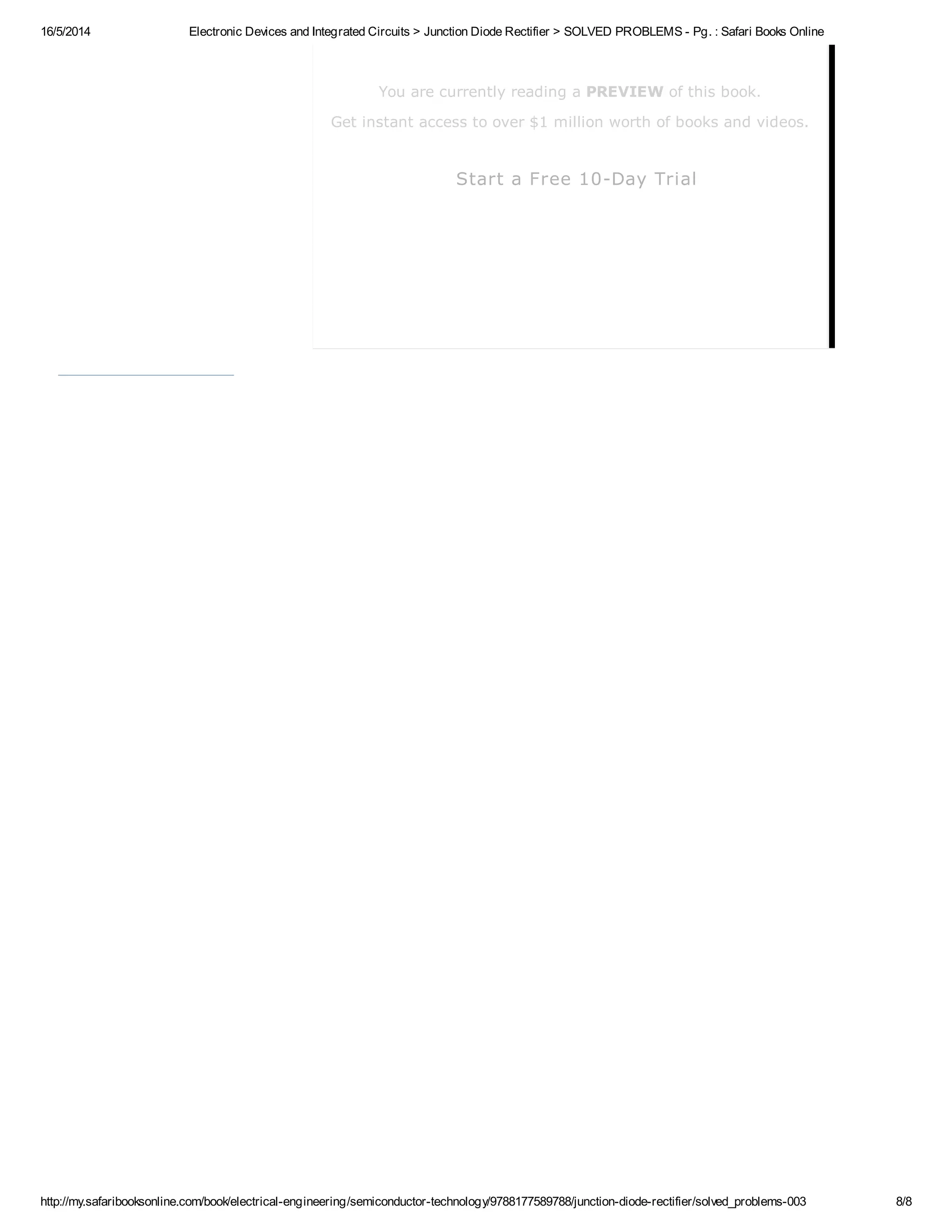 Solved problems on rectifiers | PDF Solved problems on rectifiers | PDF