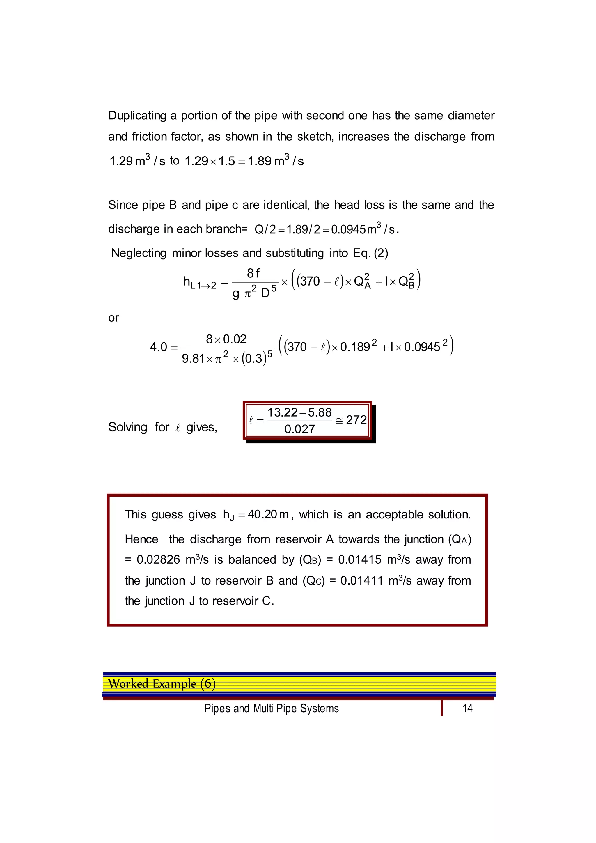 Solved problems pipe flow final 1.doc
