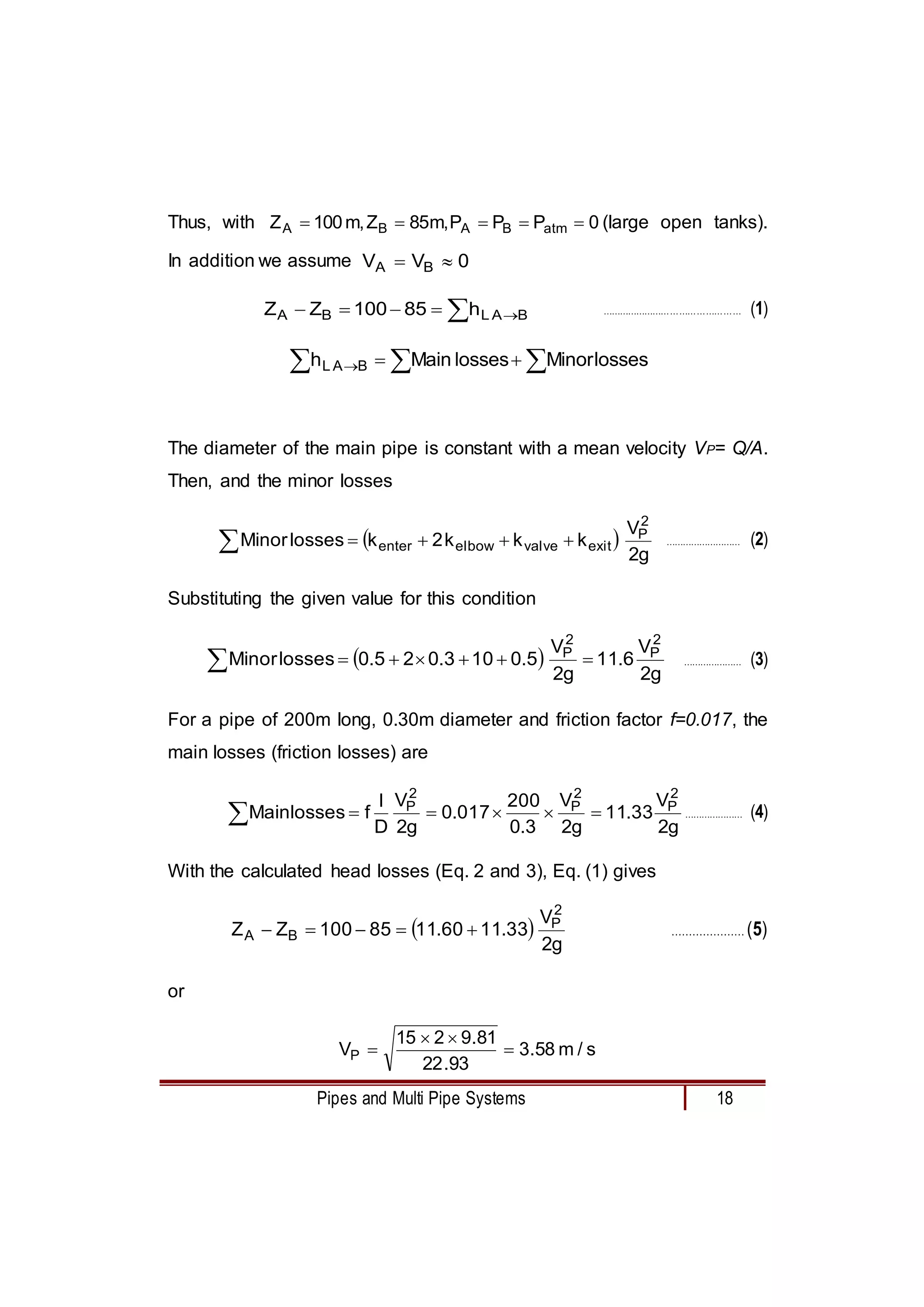 Solved problems pipe flow final 1.doc