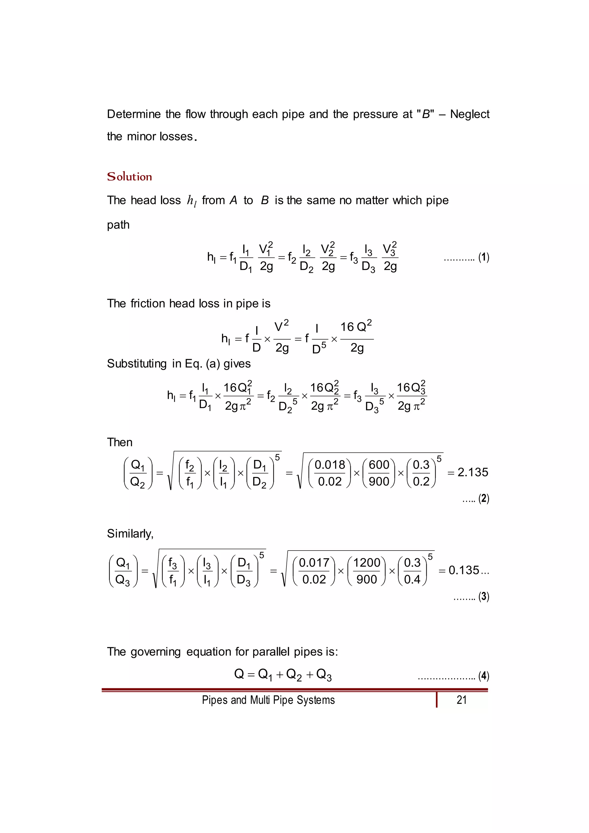 Solved problems pipe flow final 1.doc