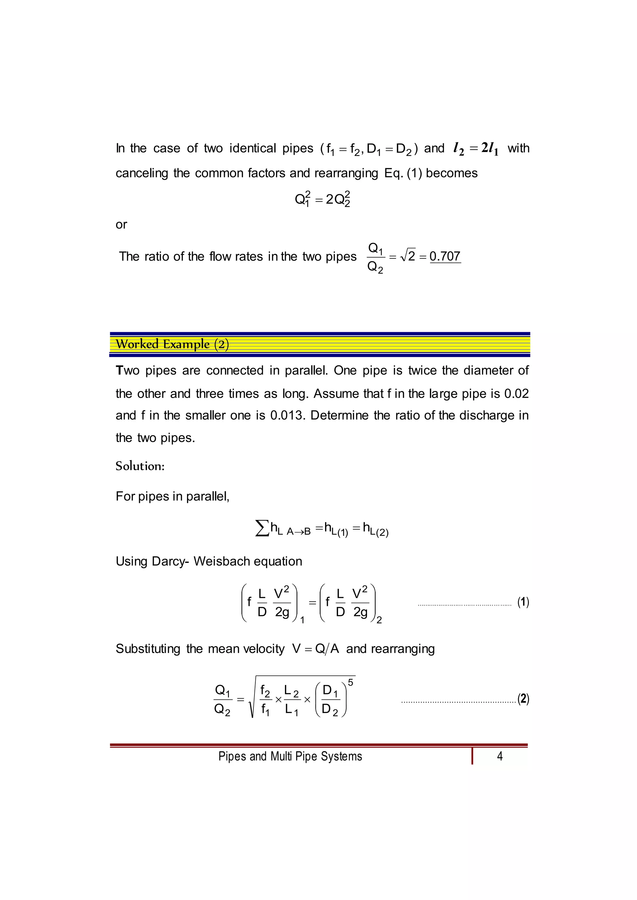 Solved problems pipe flow final 1.doc