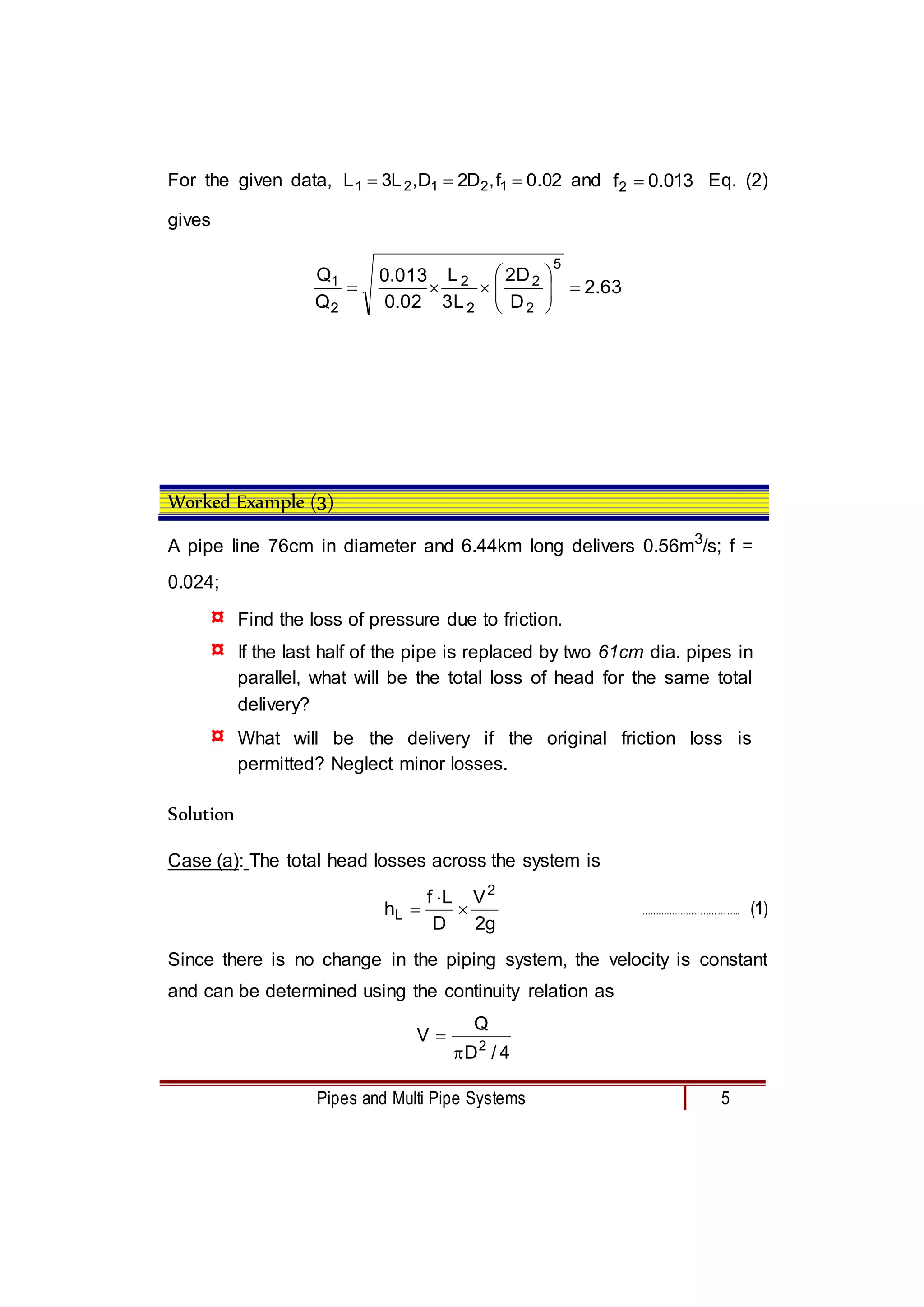 Solved problems pipe flow final 1.doc