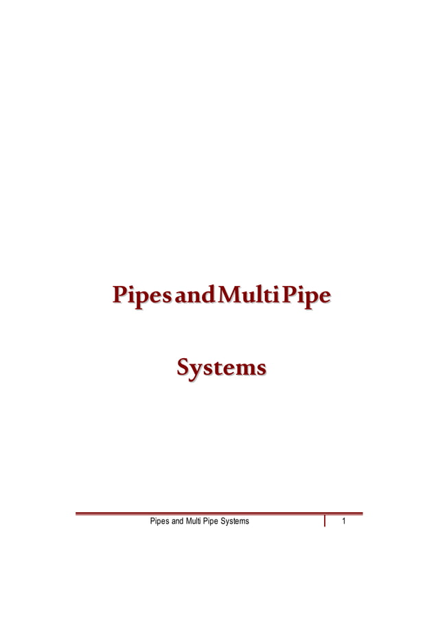 Solved problems pipe flow final 1.doc | Physics | Science