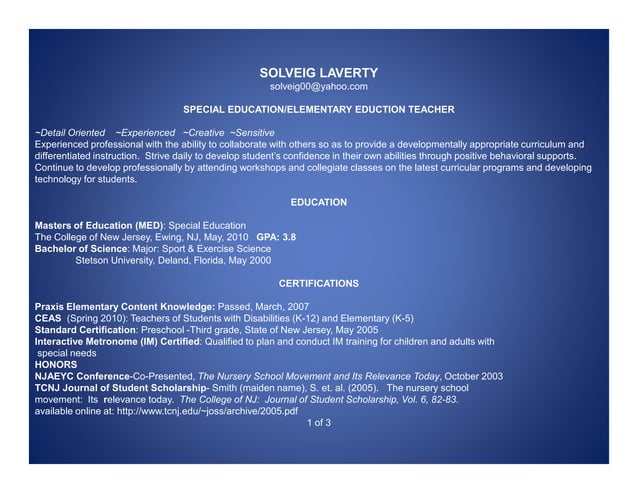 Grade 4 Portfolio | PDF | Daycare and Pre-School | Parenting