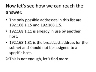 Solve Ip Address Problem By Yapa Wijeratne | PDF