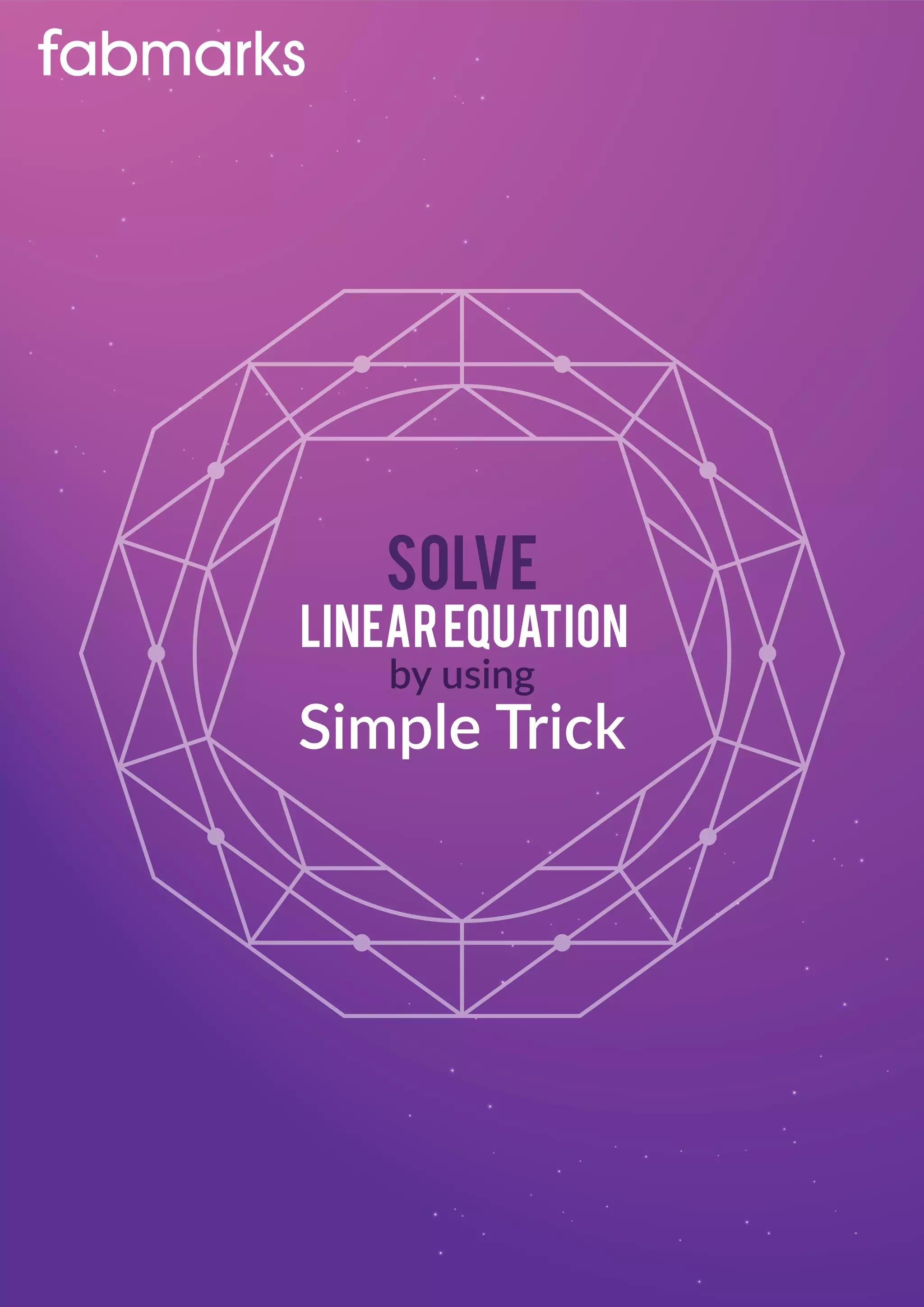 Solve linear equation by using this simple trick | PDF