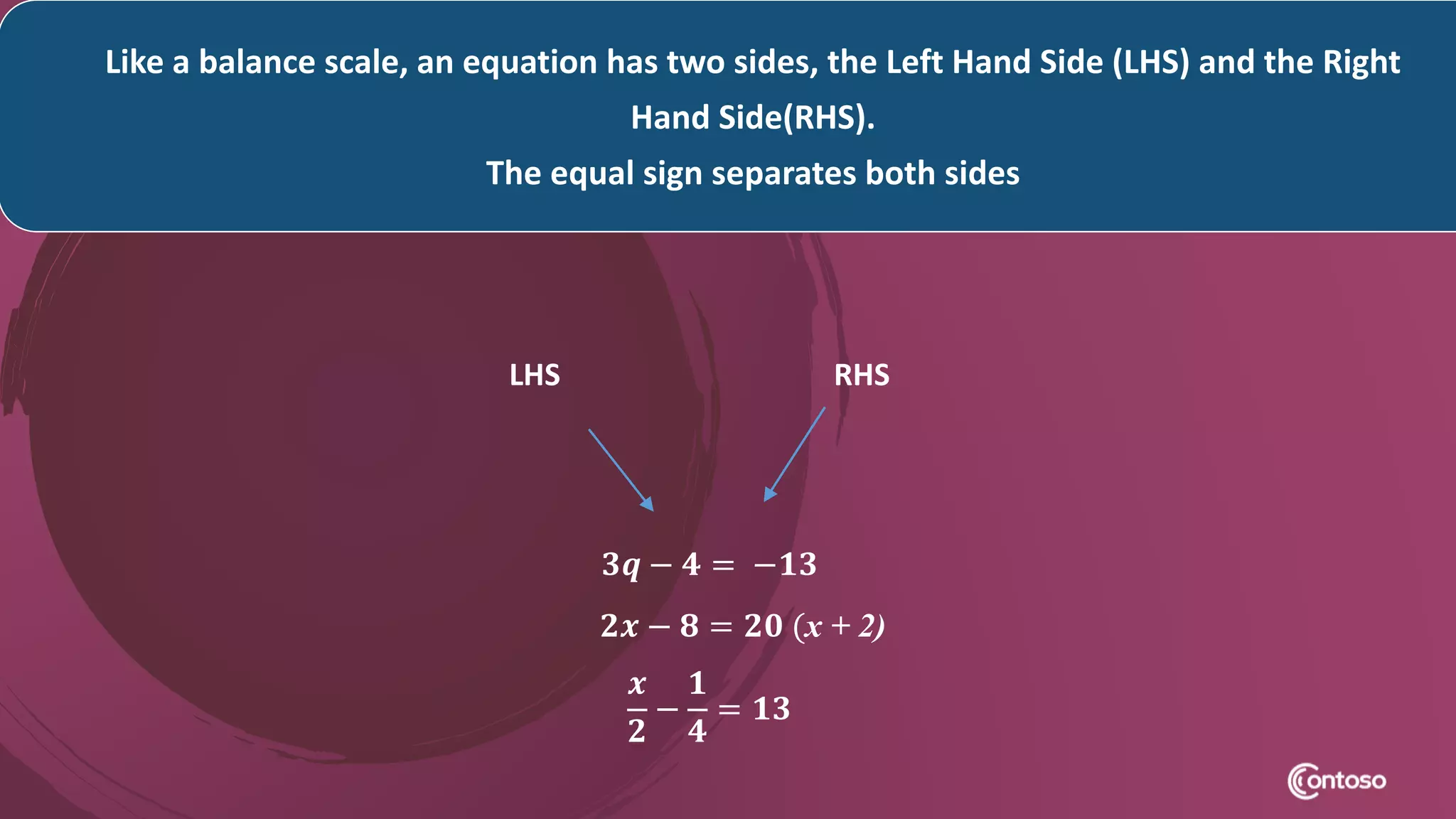 Solve linear equations in one unknown | PPTX