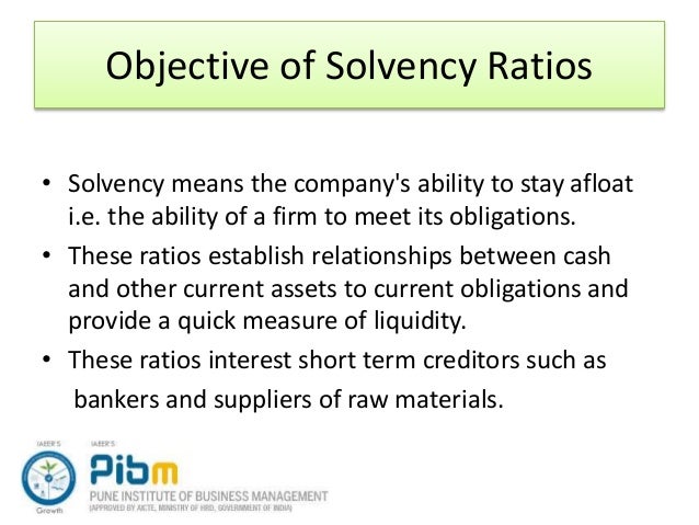 Solvency Ratio Formula