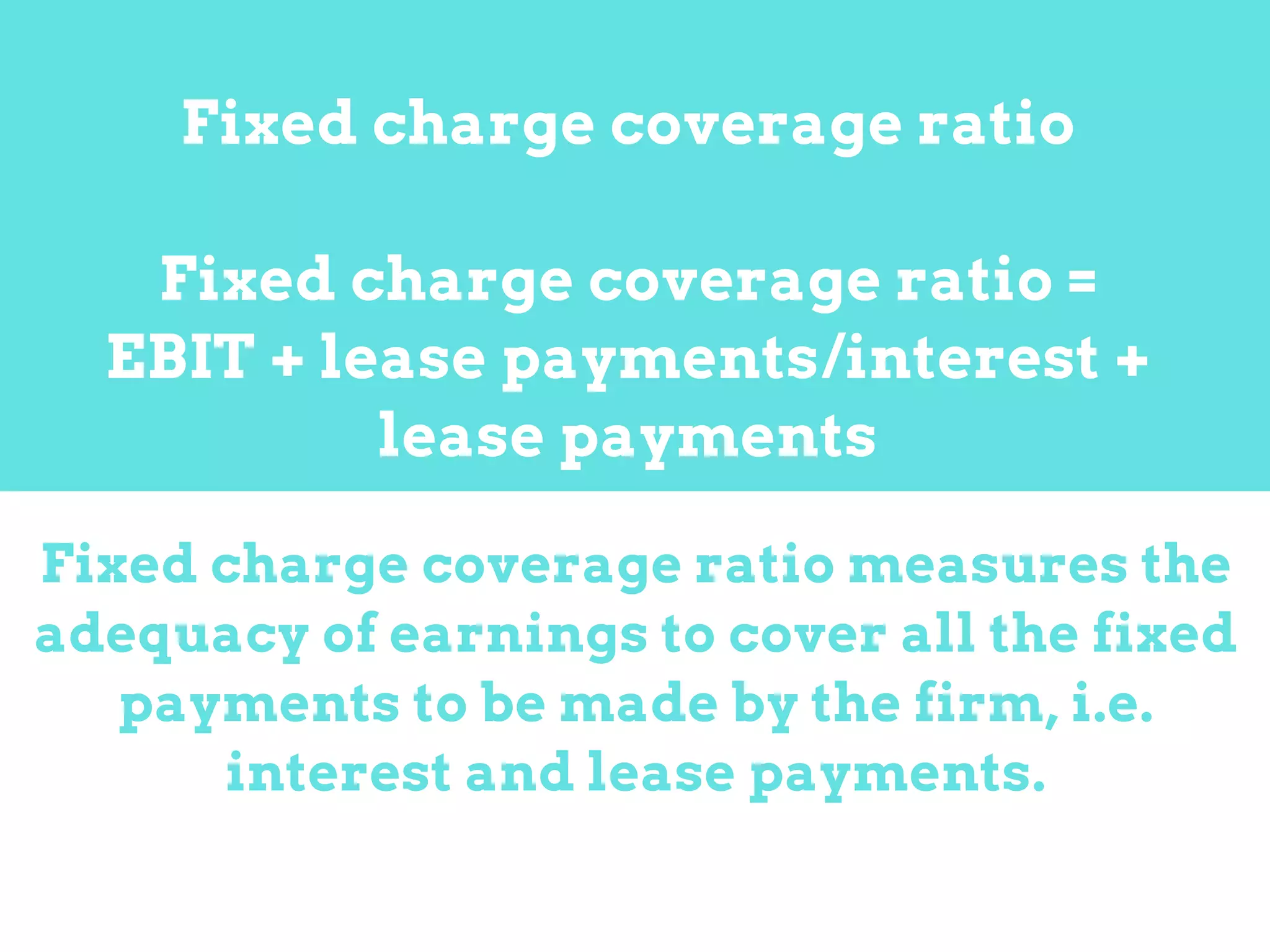 Solvency ratios - CFA Level 1 | PPT