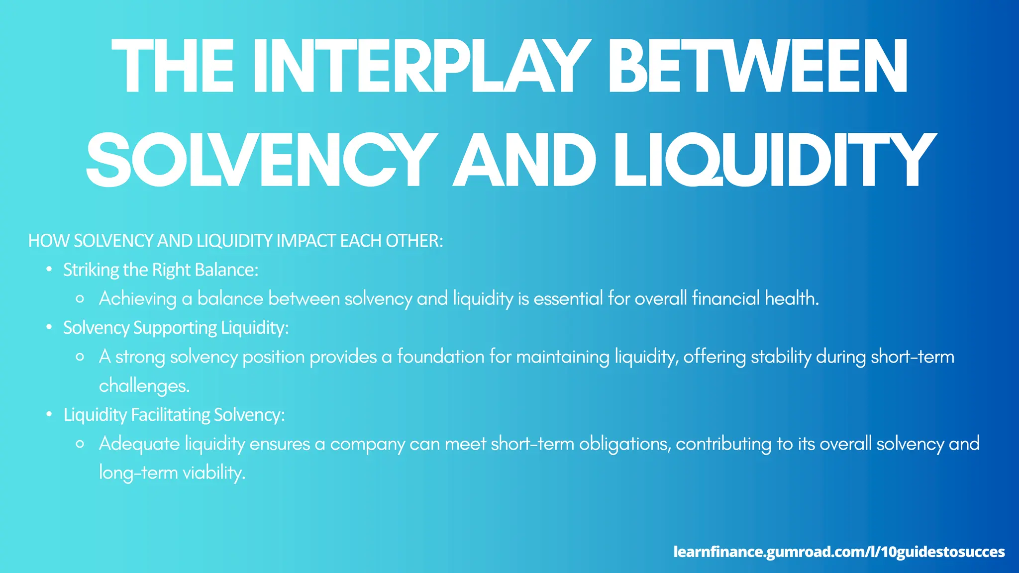 Solvency vs Liquidity | PDF