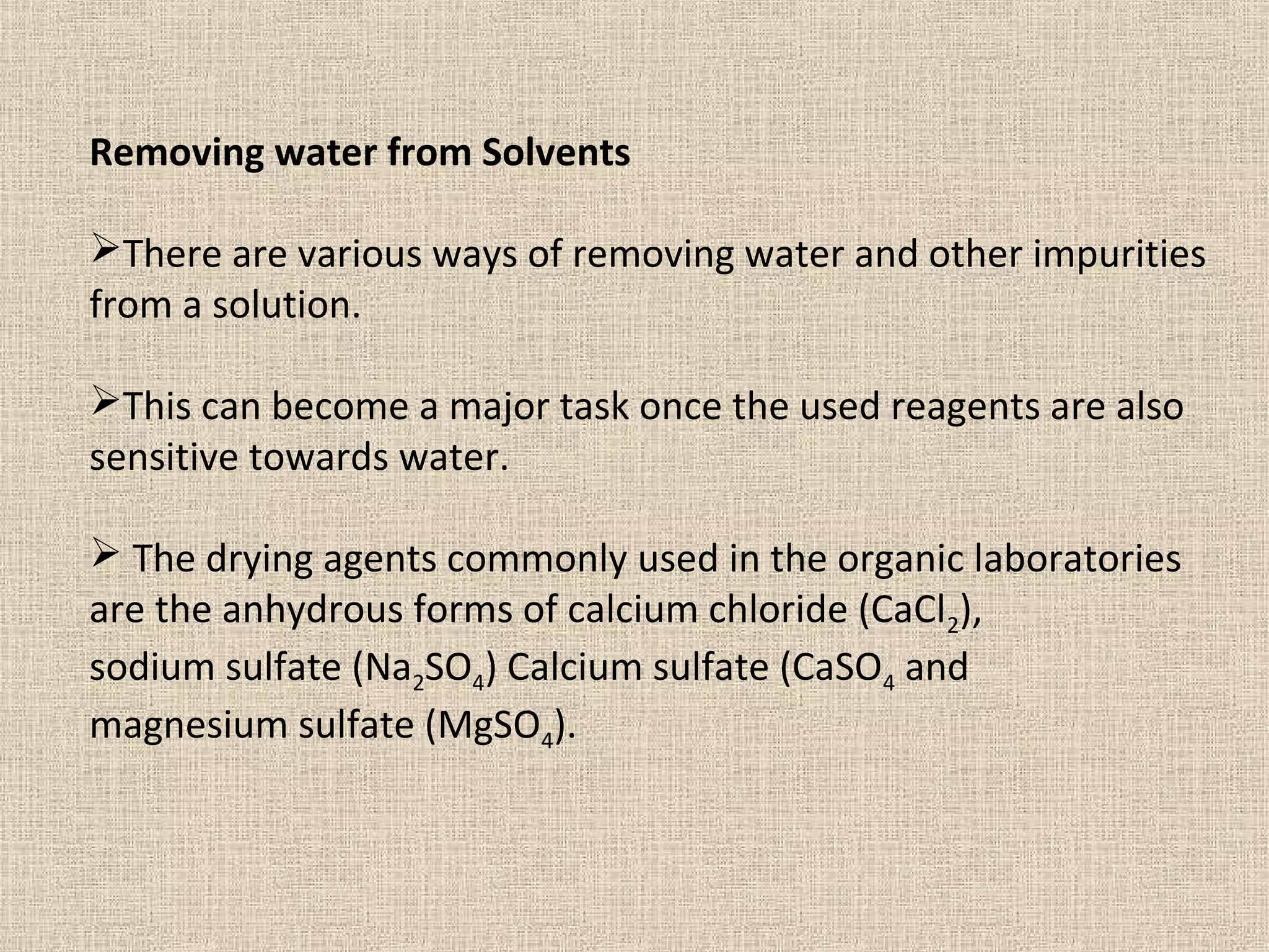 Solvent drying | PPT