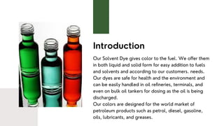 Solvent Dye | PDF