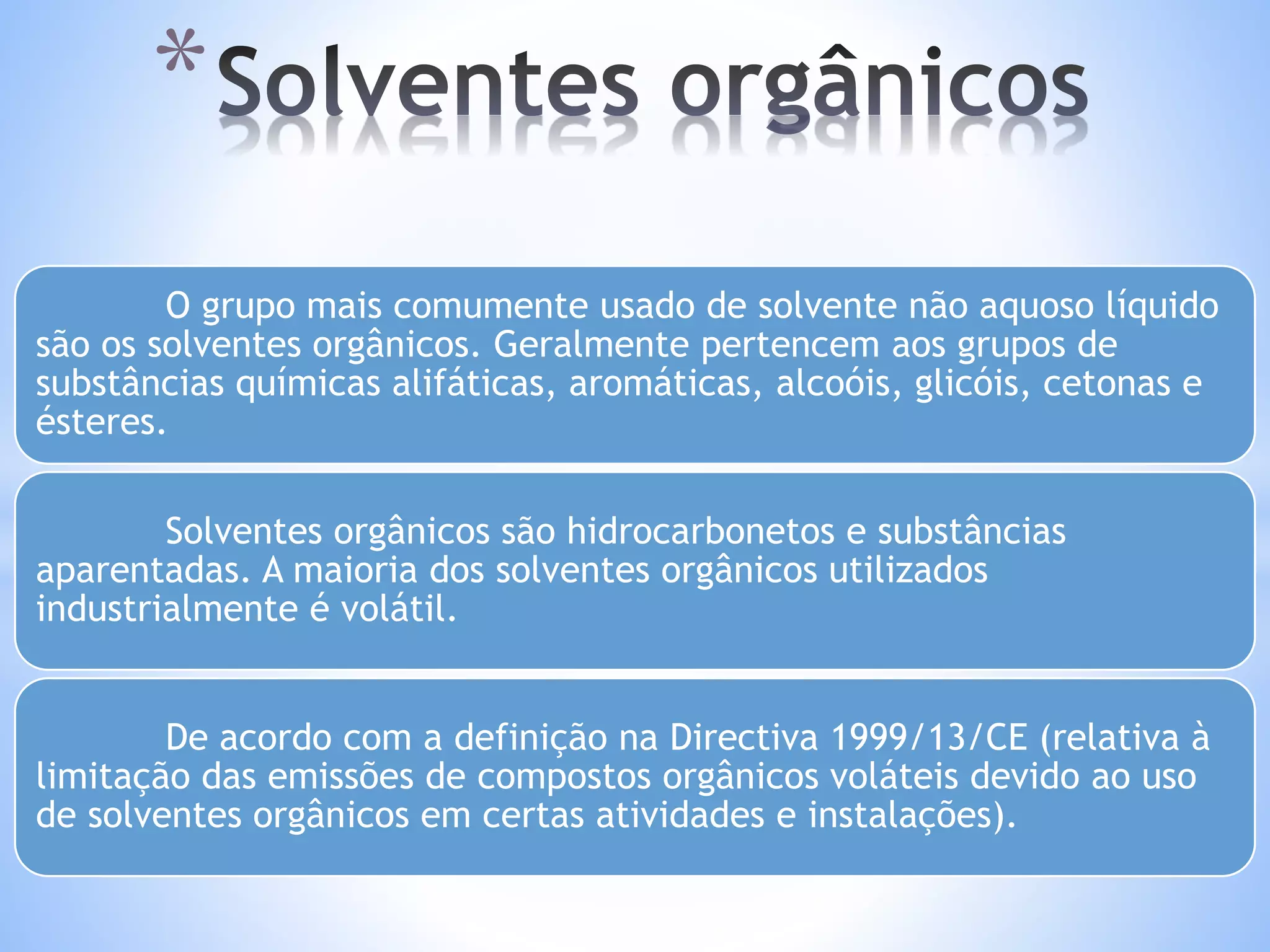 Solventes | PPT
