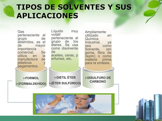 Solventes organicos | PPTX