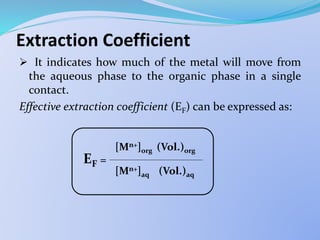 Solvent Extraction | PPTX