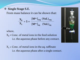 Solvent Extraction | PPTX