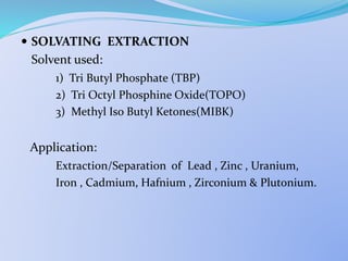 Solvent Extraction | PPTX