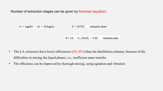 Solvent extraction,Leaching, gas absorption equipment | PPTX