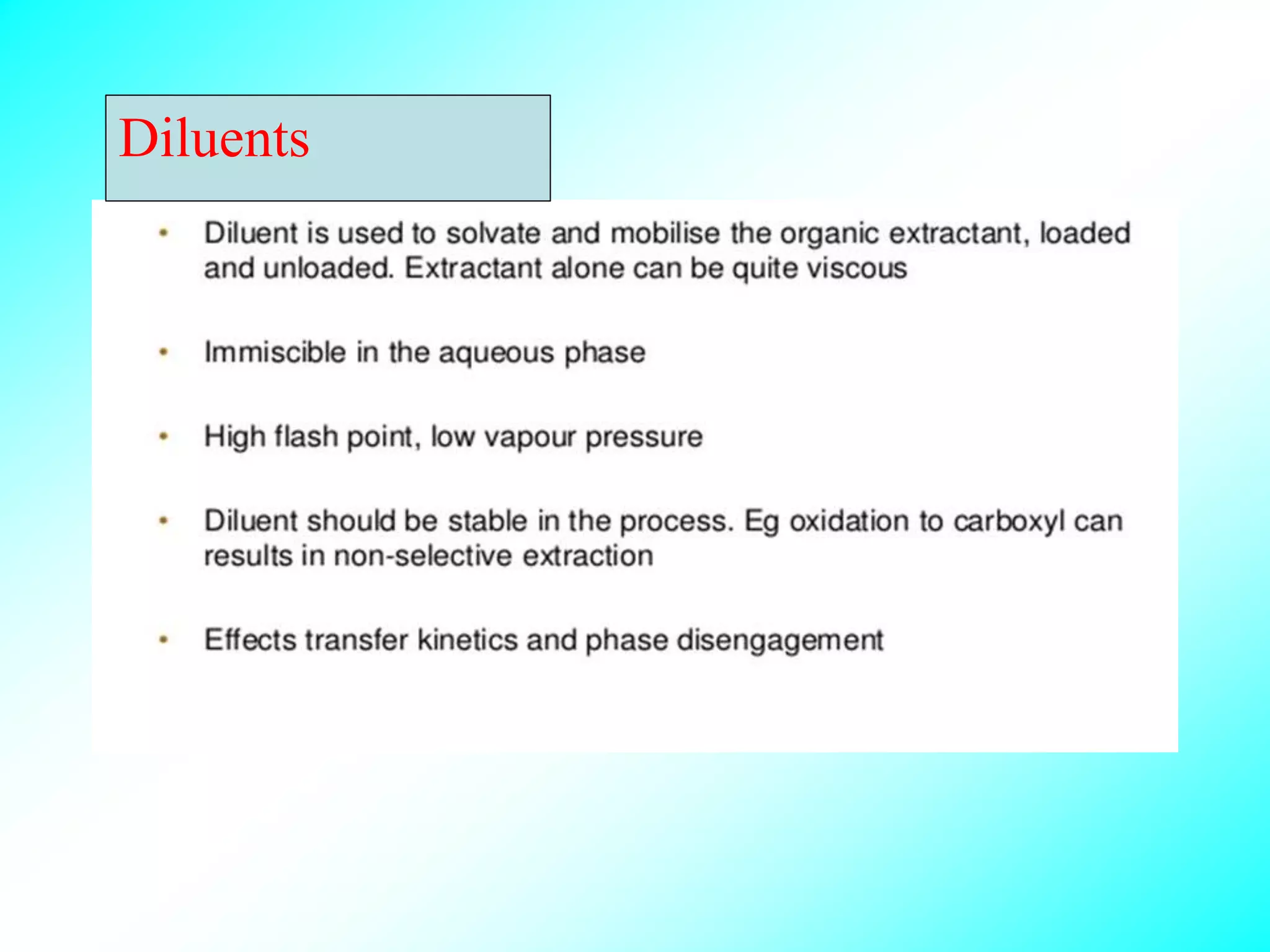 Solvent extraction | PPT