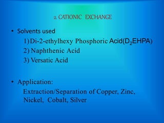 Solvent extraction and separation tech. PPT.pptx