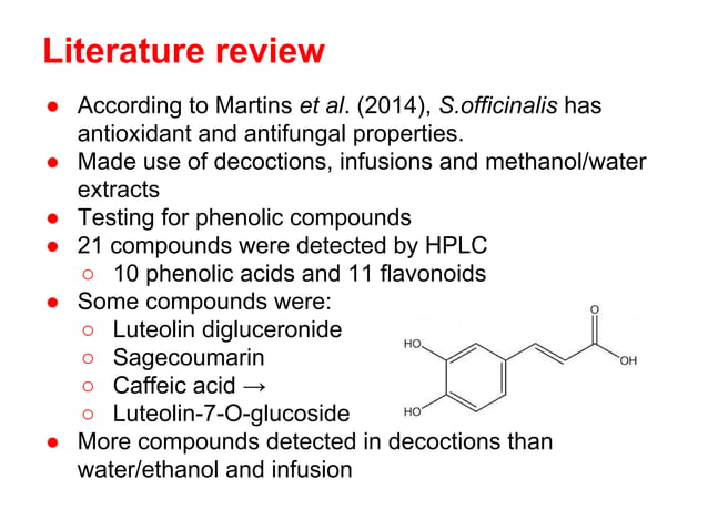 Solvent extraction of salvia leaves by decantation using the solvent ...