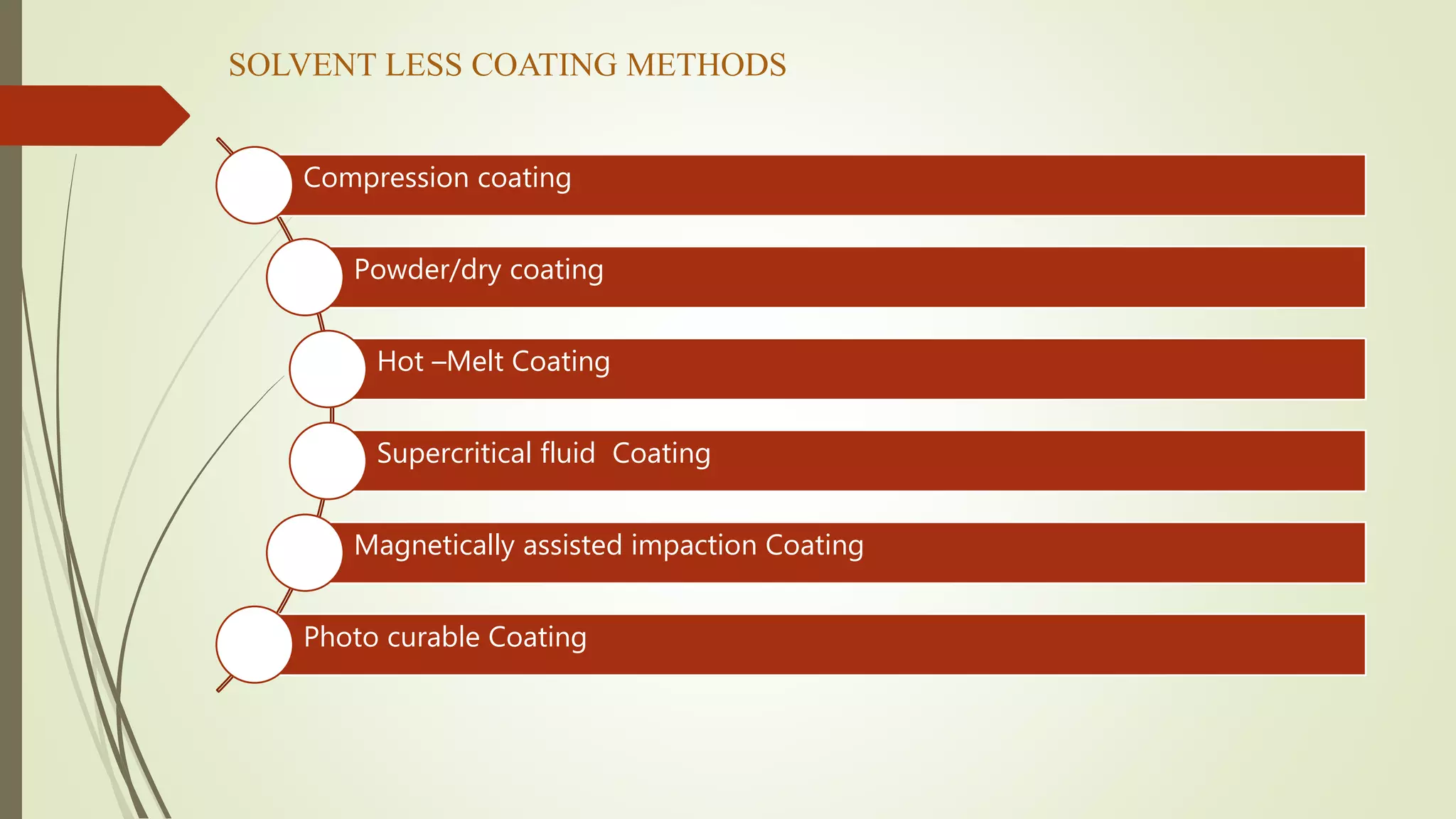 Solventless coating techniques | PPTX
