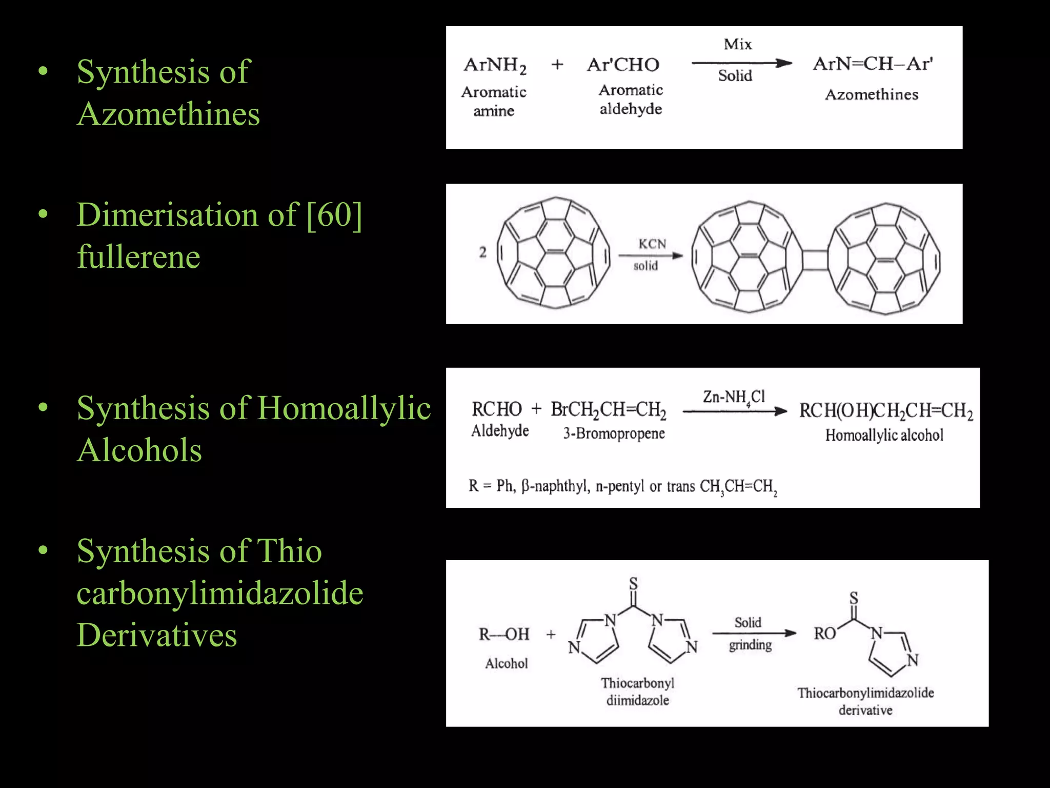 Solventless reaction in green chemistry | PPTX