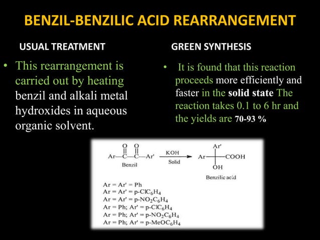 Solventless reaction in green chemistry | PPTX