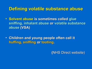 Solvents | PPT | Substance Abuse | Diseases and Conditions