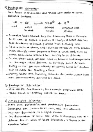 Solvents and Types of Solvents | PDF