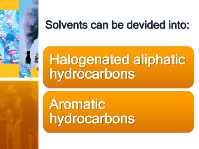 Solvents and pollution | PPSX | Science