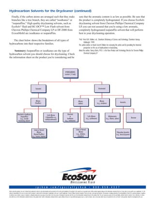 Solvents for dryclean | PDF