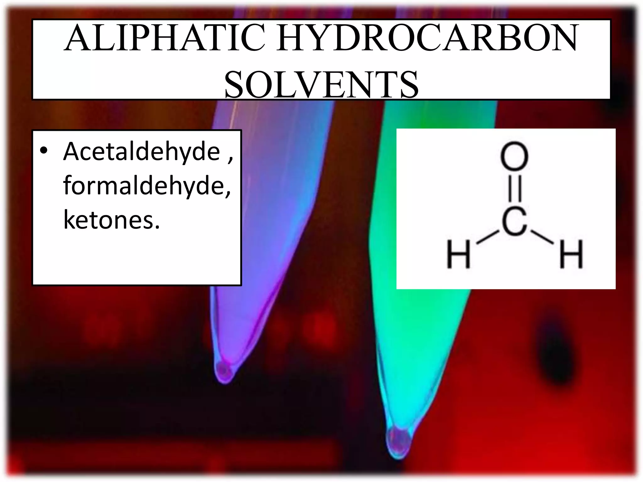 Solvents & their impact on environment | PPTX