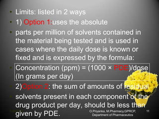 Solvents used pharmaceutically(j.c) | PPTX