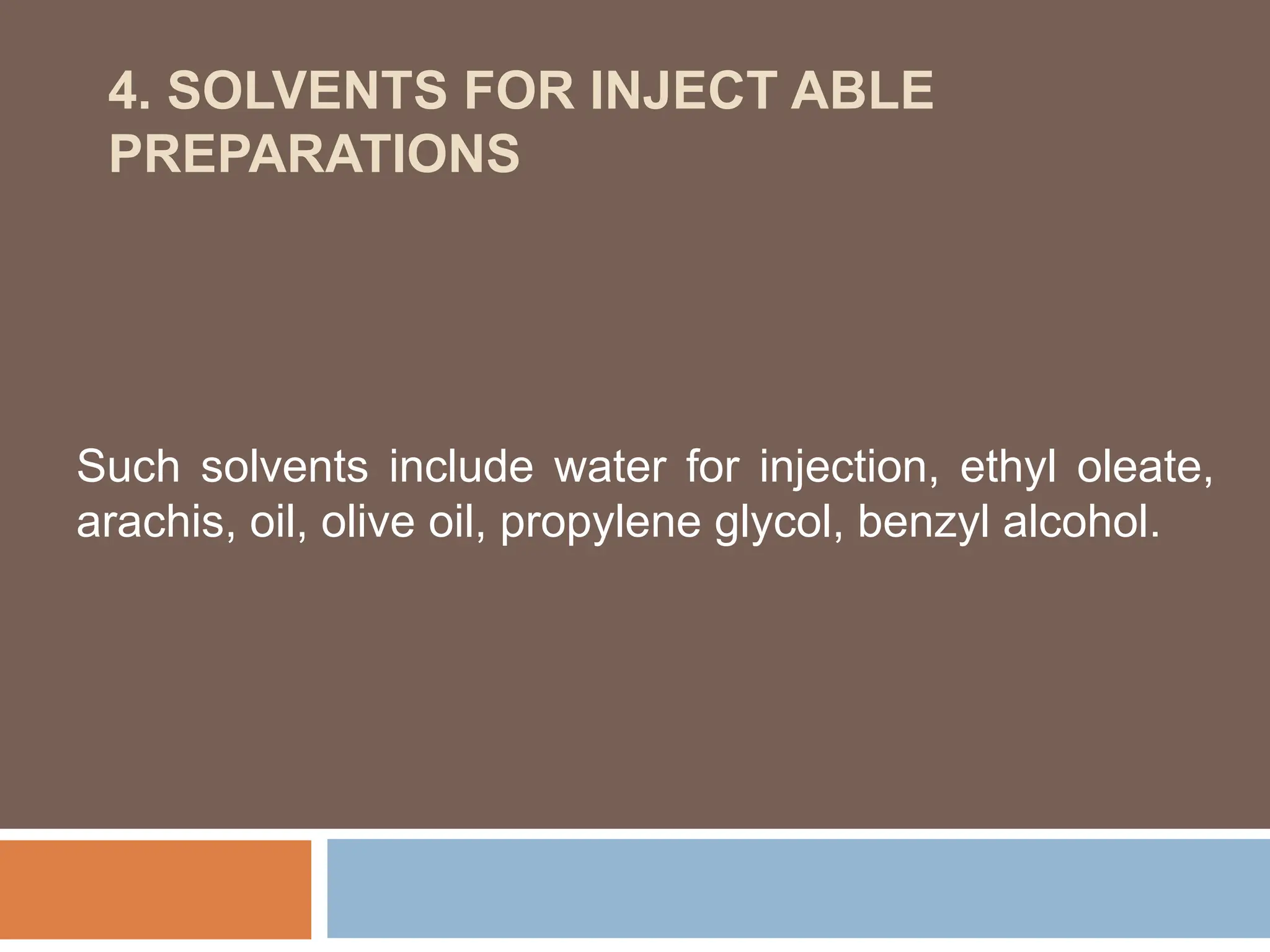Solvent Used in dosage form pharm D solvents | PPTX