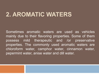 Solvent Used in dosage form pharm D solvents | PPTX