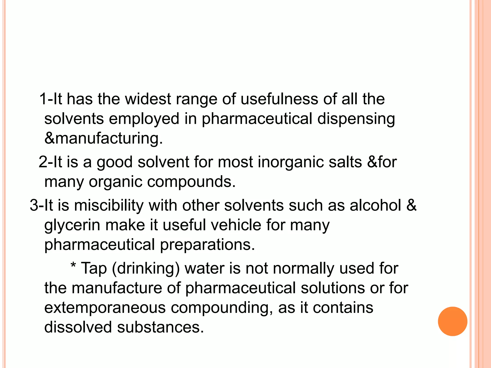 Solvent use in pharmaceutical | PPTX