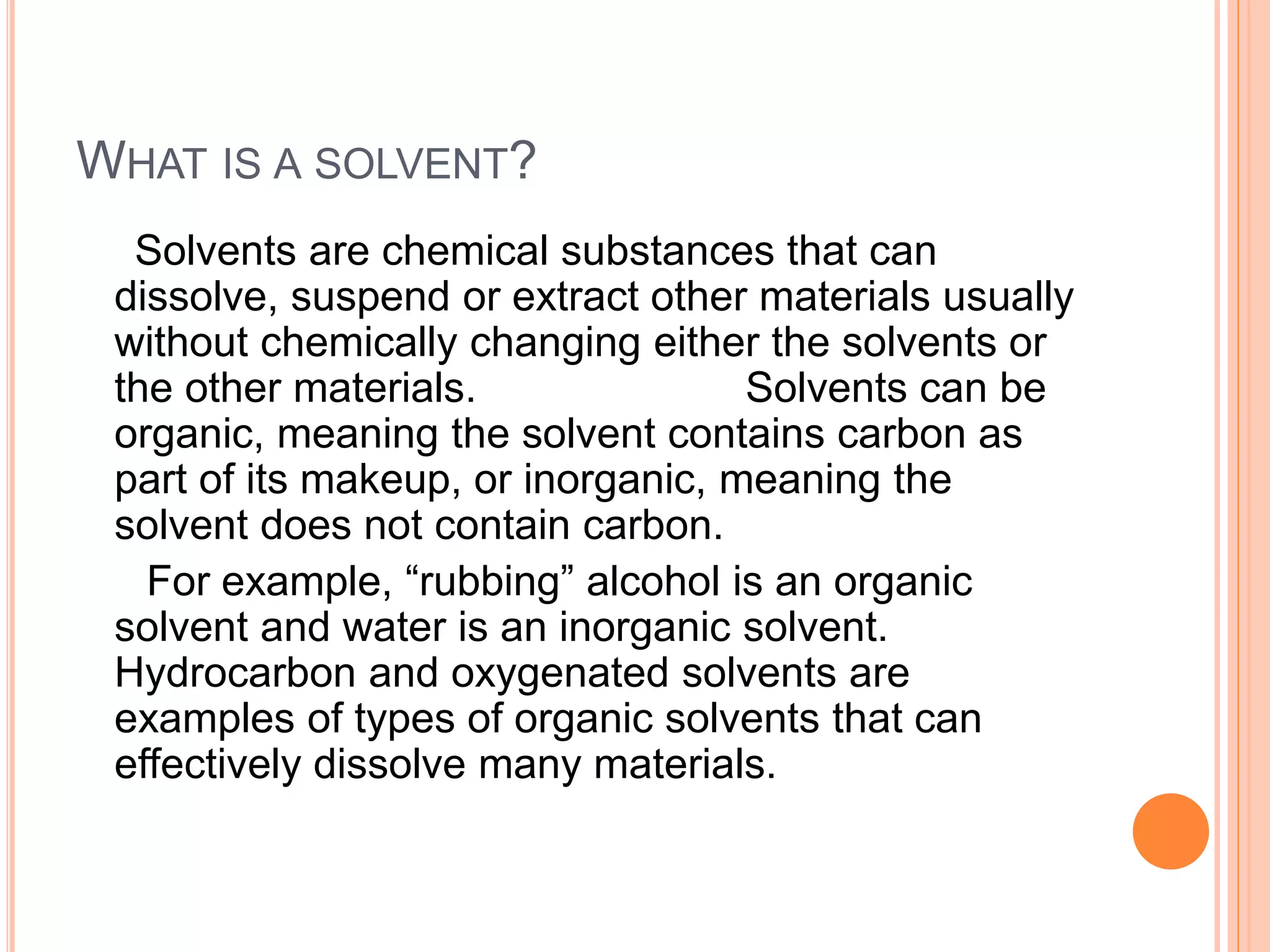 Solvent use in pharmaceutical | PPTX